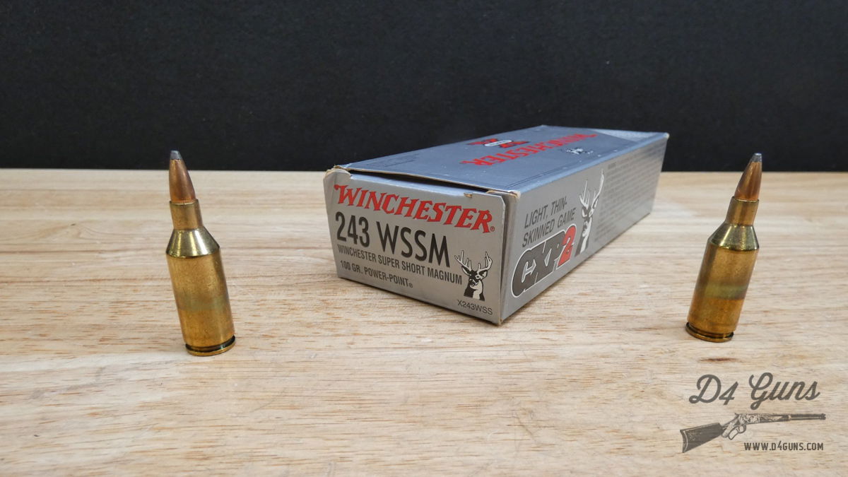 Winchester Super X Power-Point 243 WSSM 100gr 20 Rounds – 020892214002 ...