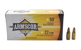 Armscor Precision .22 TCM 40gr JHP 50 Rounds 4806015500292 | D4 Guns