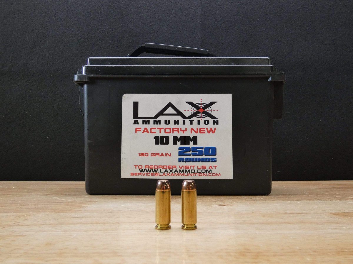 LAX Ammunition 10mm Auto - 180gr - Brass - RNFP - X-Treme - 250 Rounds ...