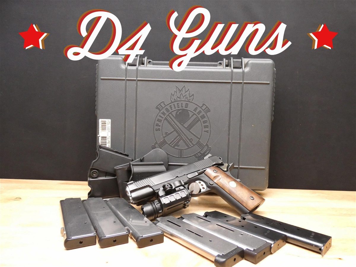 Springfield 1911 LW Loaded Operator | .45 ACP | D4 Guns