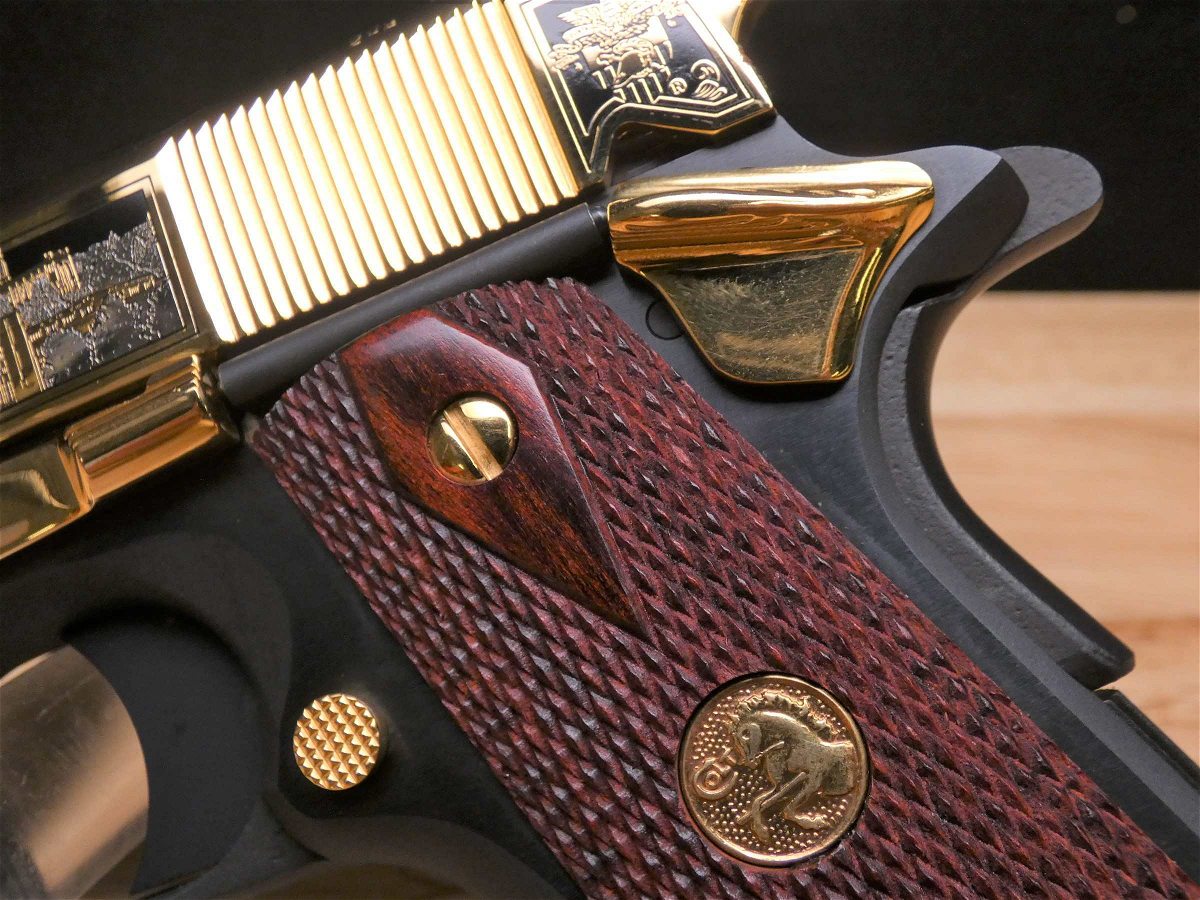 Colt 1911 Government Model 01991 – 24k Gold Engraved West Point | D4 Guns