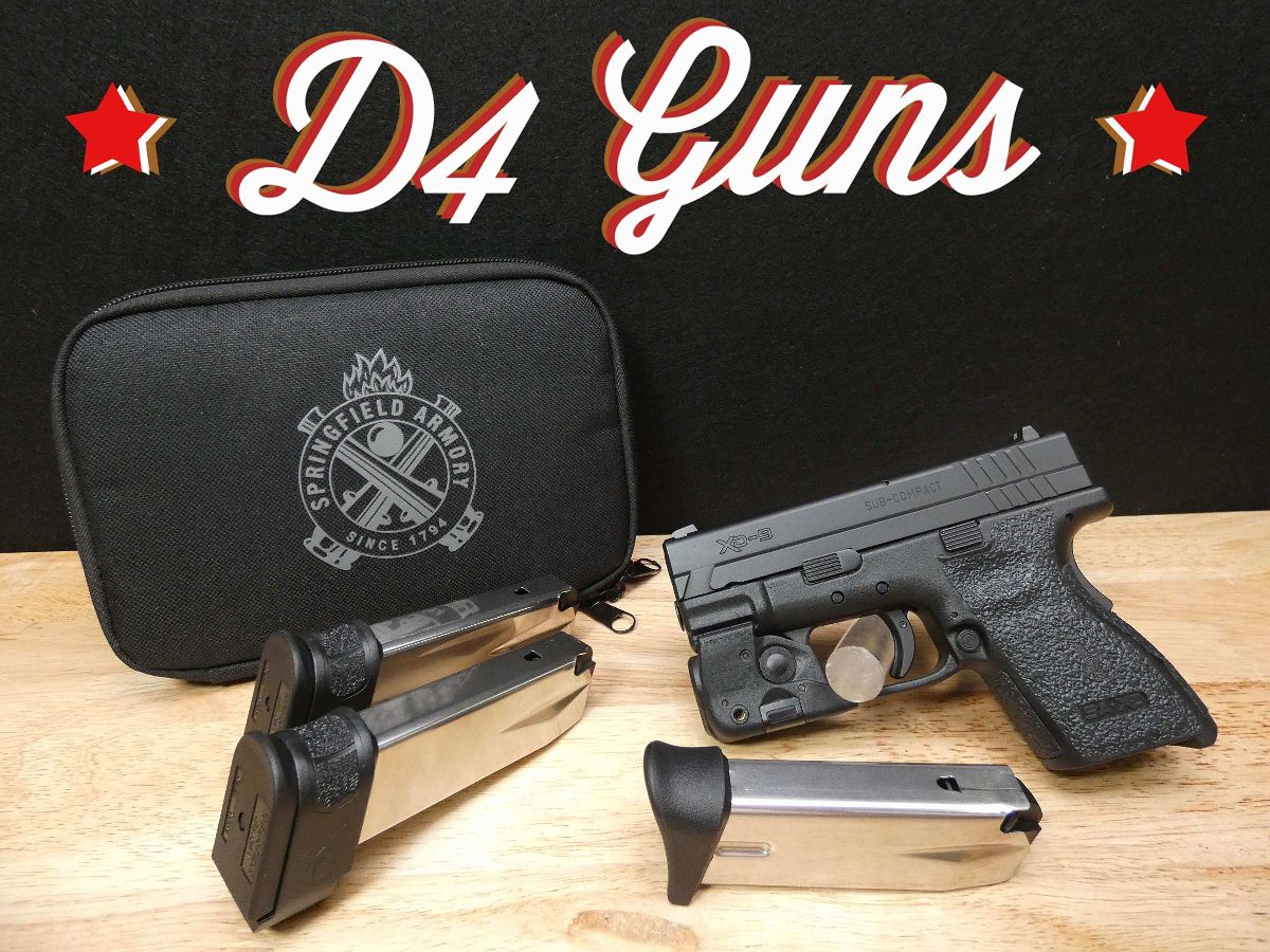 Springfield XD-9 Sub-Compact – 9mm | D4 Guns