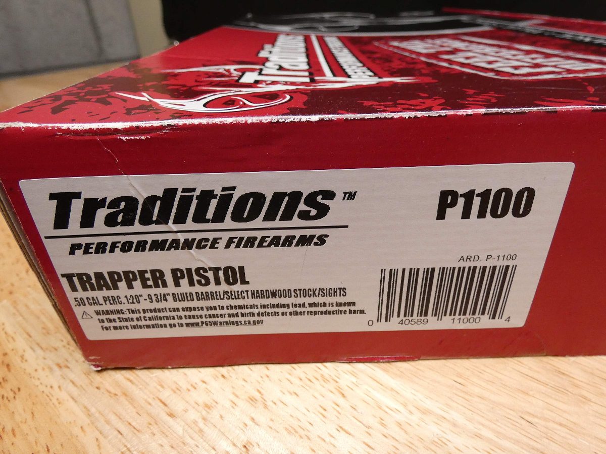 Traditions Trapper – .50 Cal Ball | D4 Guns