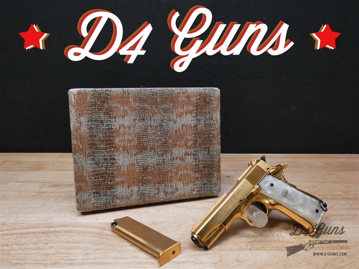 Llama X-A - .32 ACP - 7.65 - XA - Gold Plated & Authentic Pearl Grips ...