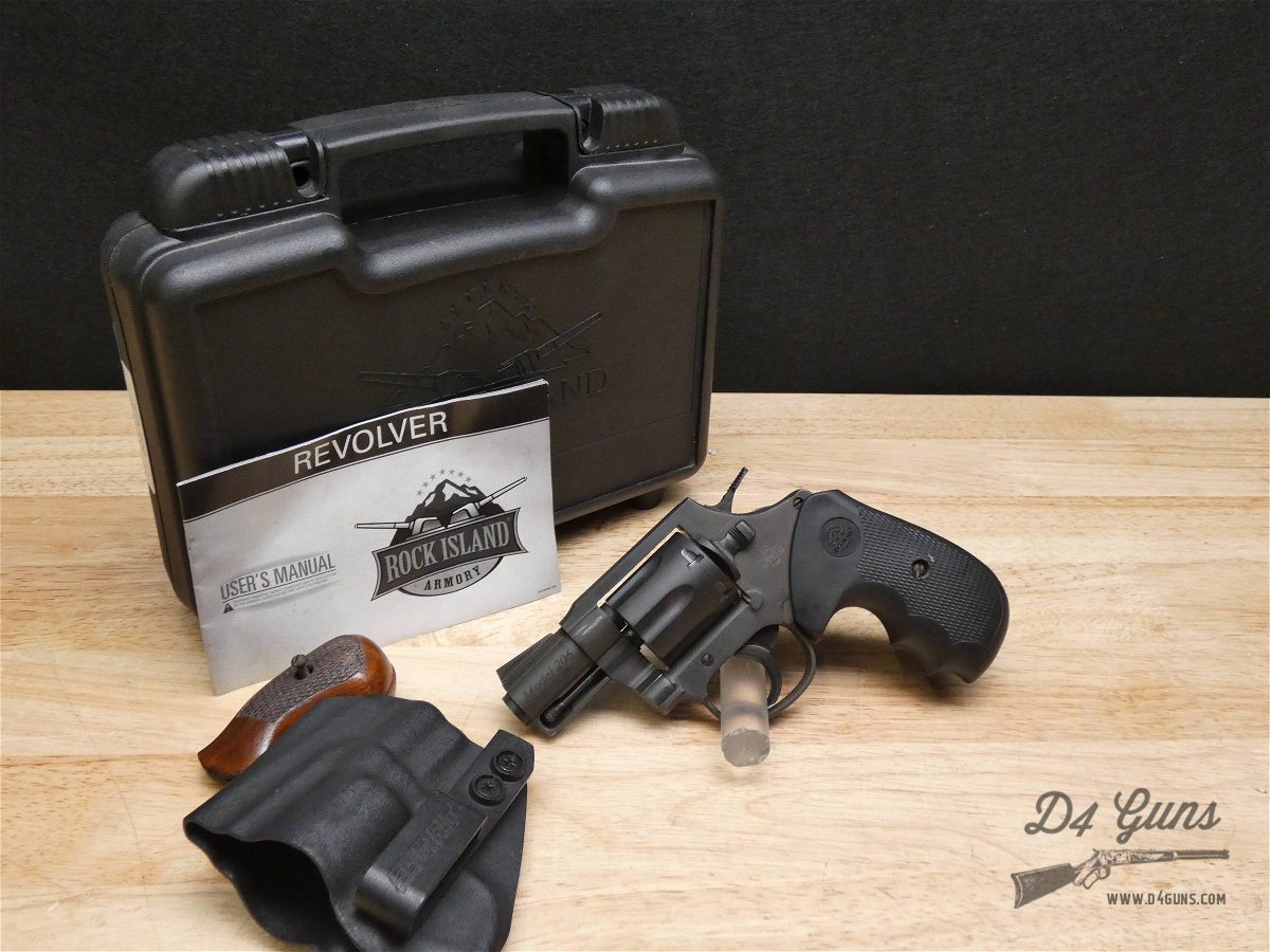 Rock Island Armory Model 206 - .38 SPL - M206 - RIA - 2 Sets of Grips ...