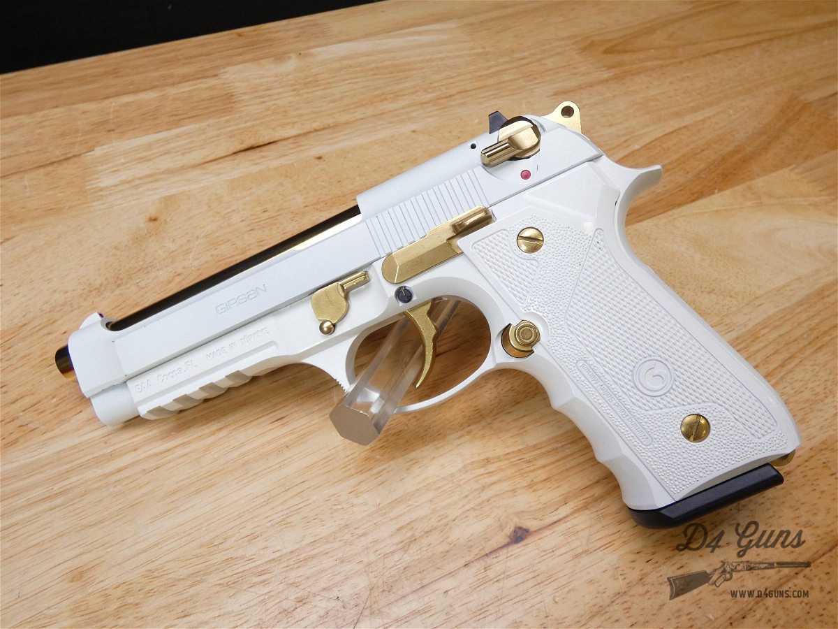 EAA Girsan Regard MC Whiteout Gold Special Edition - 9mm - Beretta 92 ...