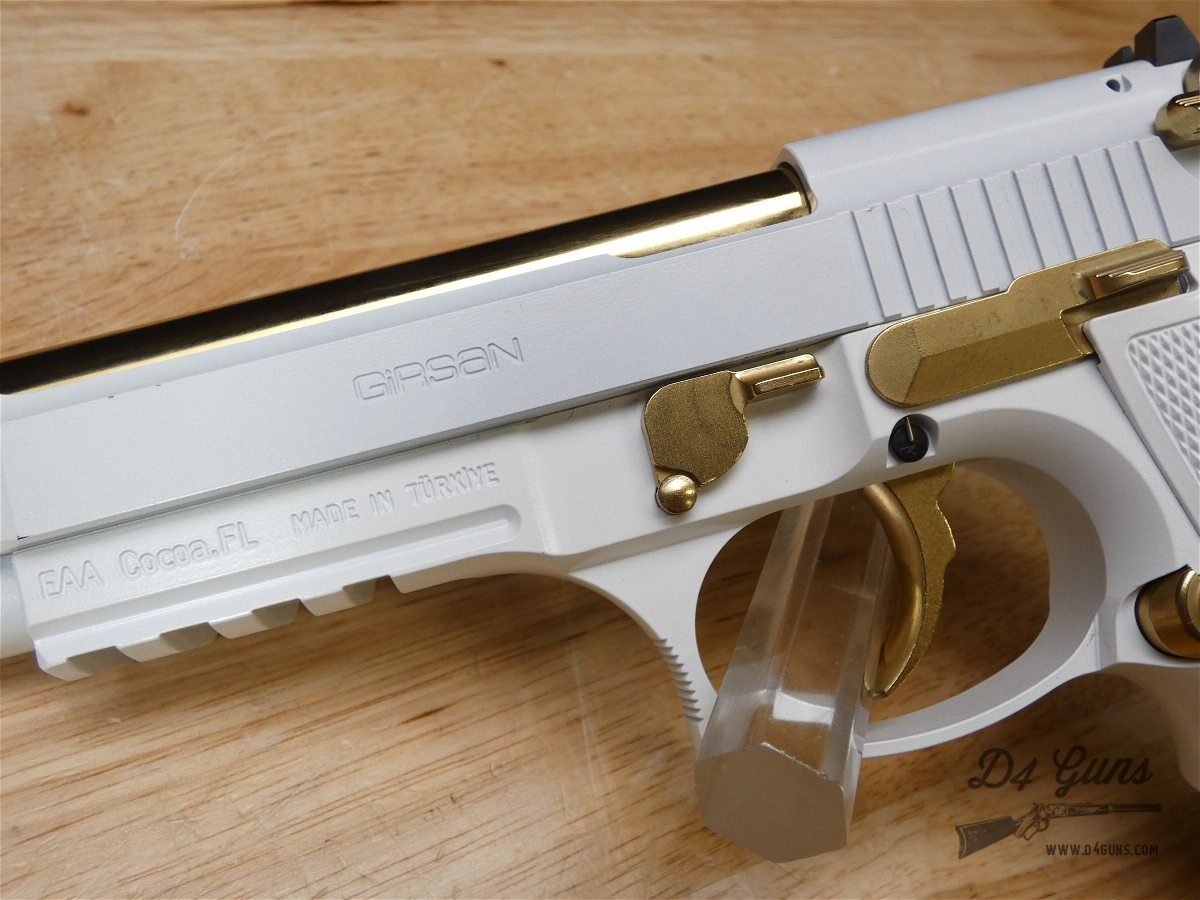 EAA Girsan Regard MC Whiteout Gold Special Edition - 9mm - Beretta 92 ...