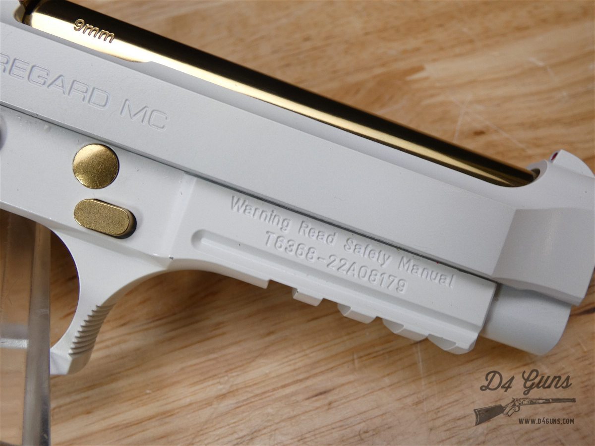 EAA Girsan Regard MC Whiteout Gold Special Edition - 9mm - Beretta 92 ...