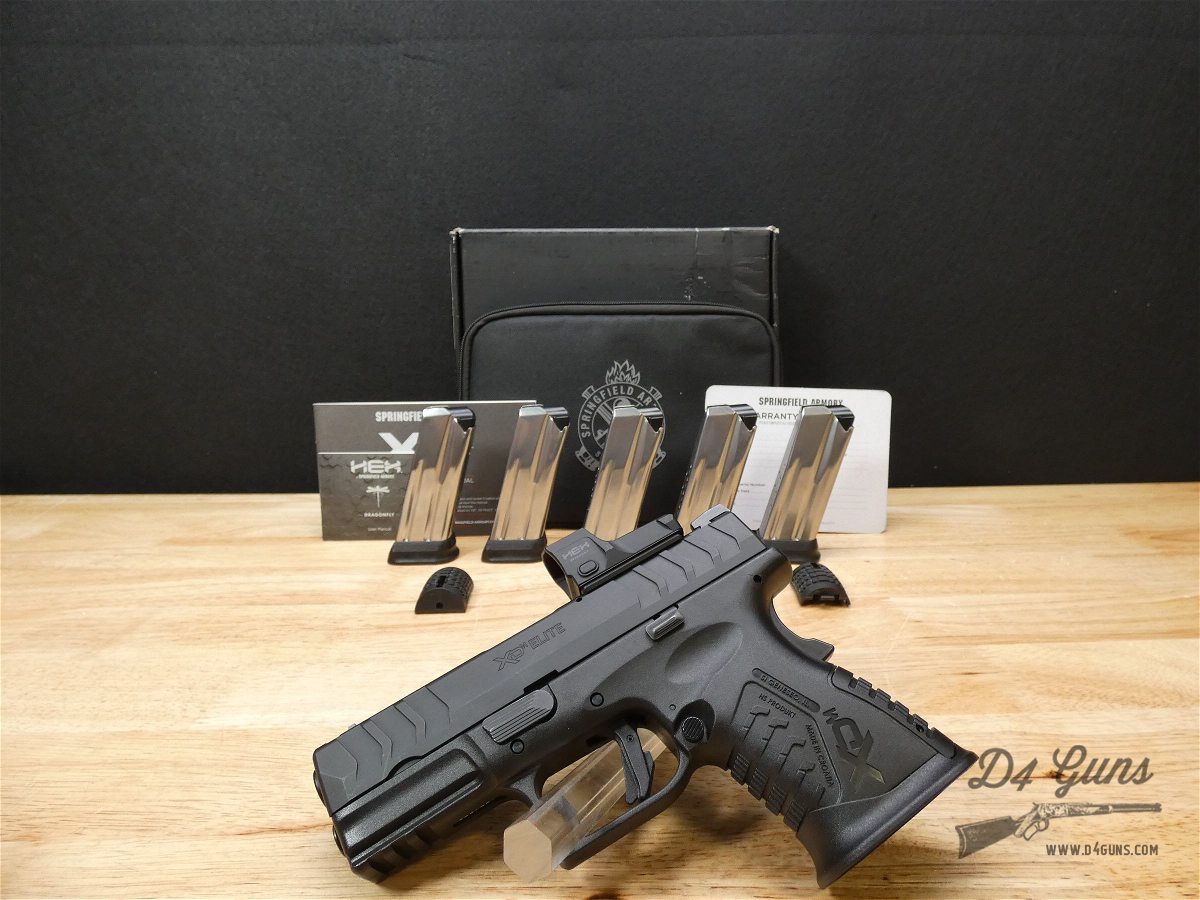 Springfield XDM Elite Compact - 10mm - w/ OG BOX + More - Hex RDS ...
