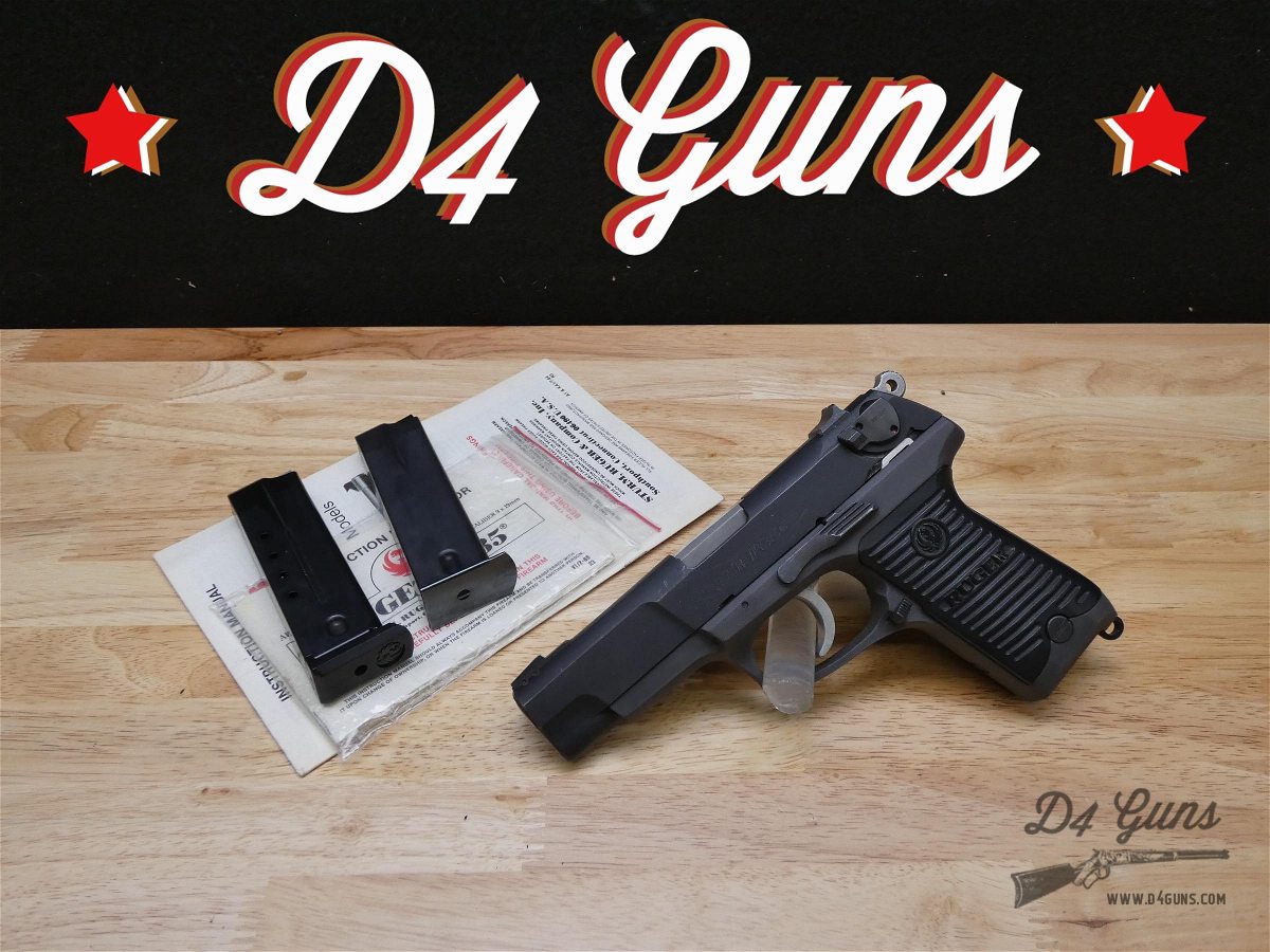 Ruger P89 - 9mm - P89 - P Series - Mfg. 1988 - w/ Two Mags - LOOK ...