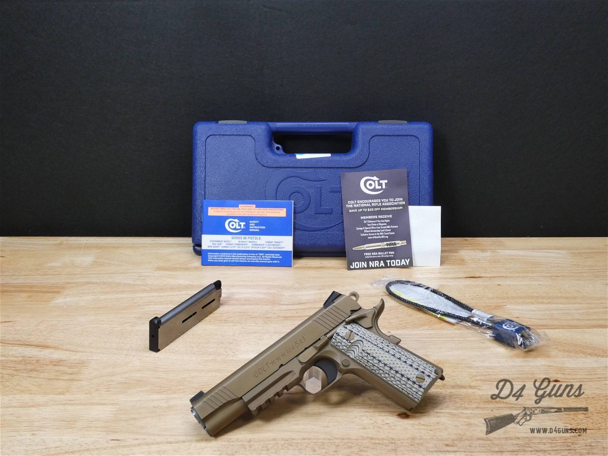 Colt Government Model M45A1 - .45 ACP - W/ Case & 1Mag - CQBP - Rail ...