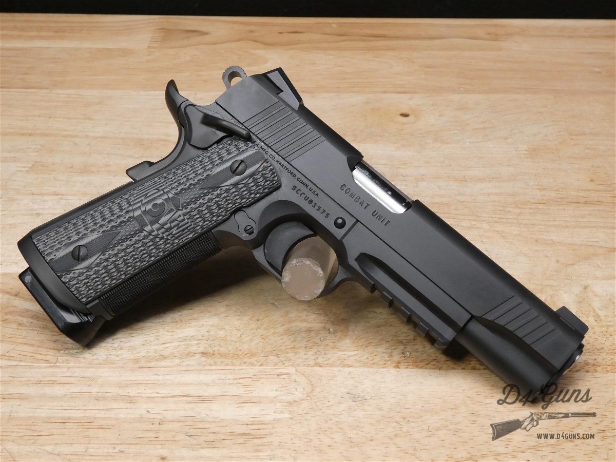Colt Combat Unit Rail Government Model 1911 - 9mm - OG Case & More - C ...