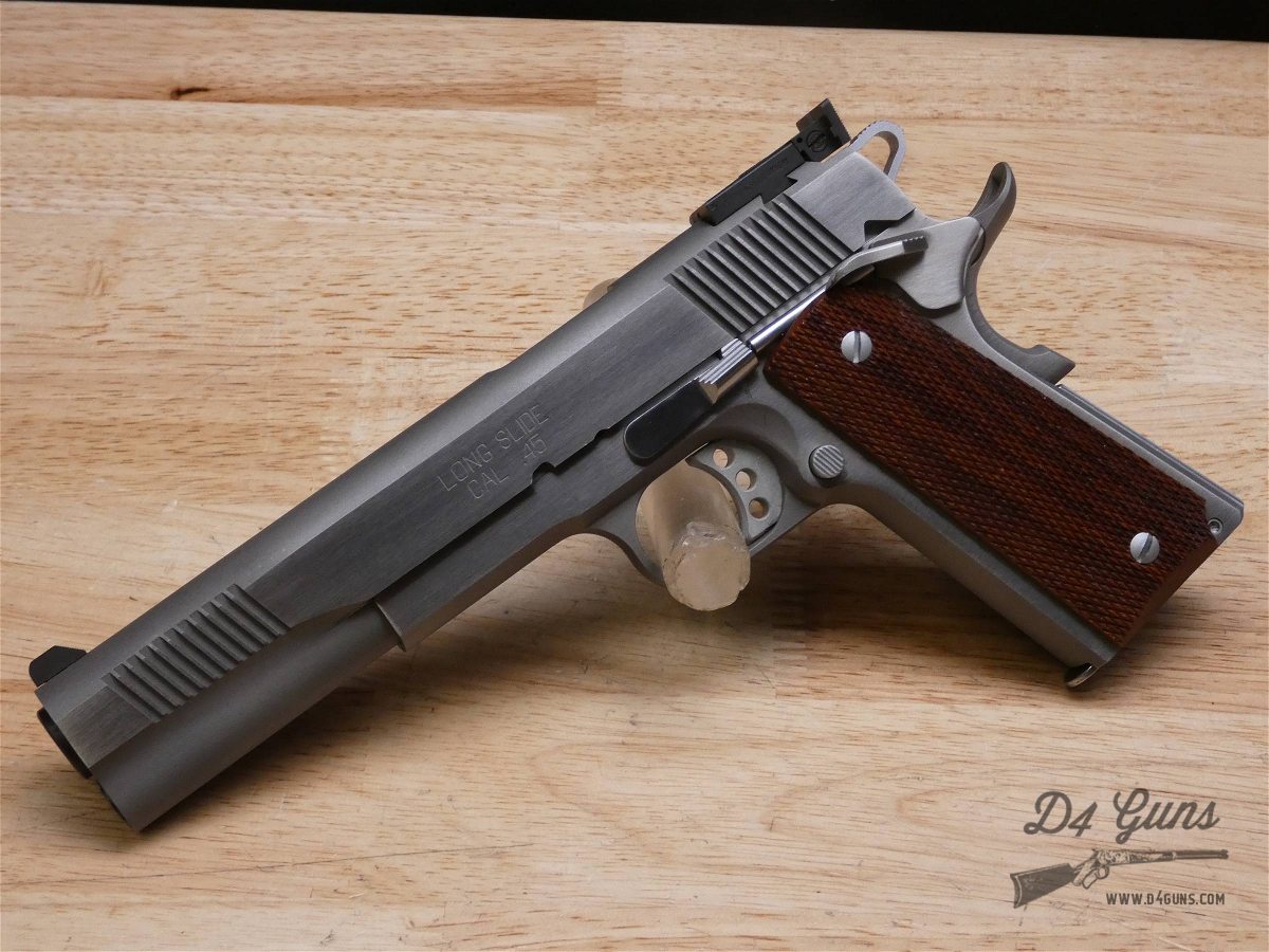 Springfield Armory Long Slide 1911 - .45 ACP - Wood Grips - OG Case ...