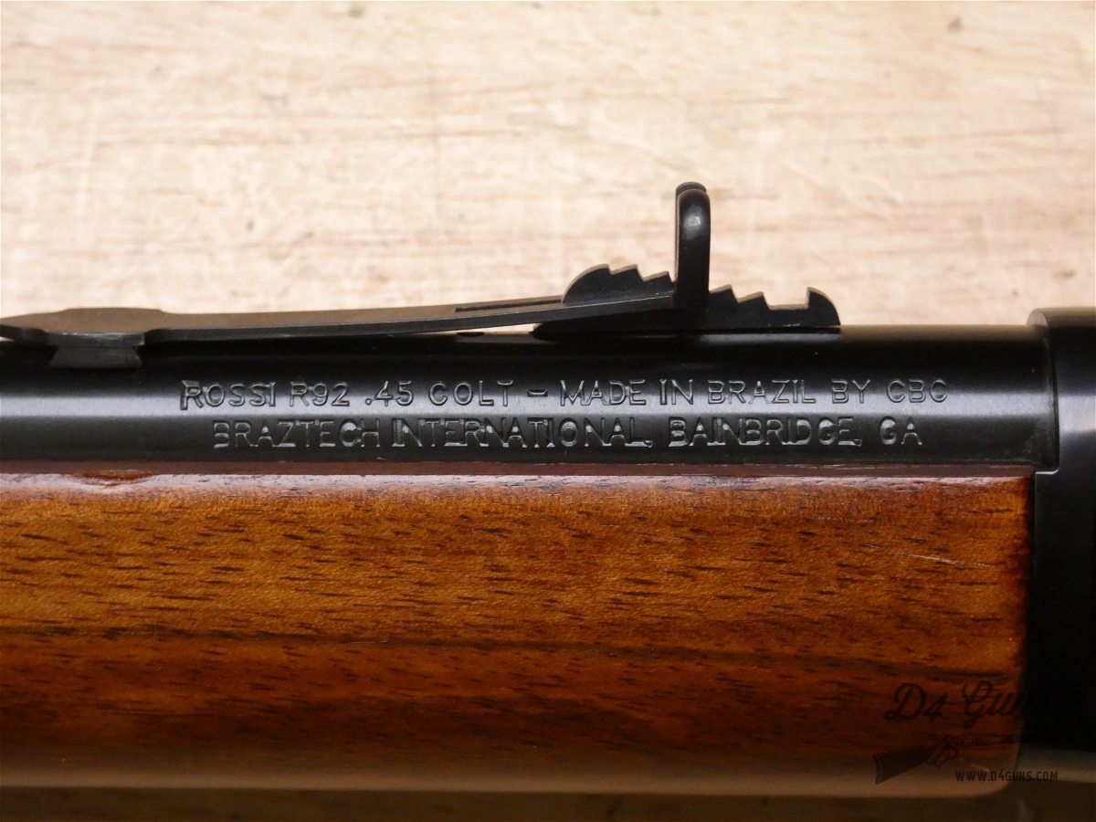 Rossi Model R92 - .45 Colt- M92 - 1892 - Cowboy Carbine - CBC Brazil ...