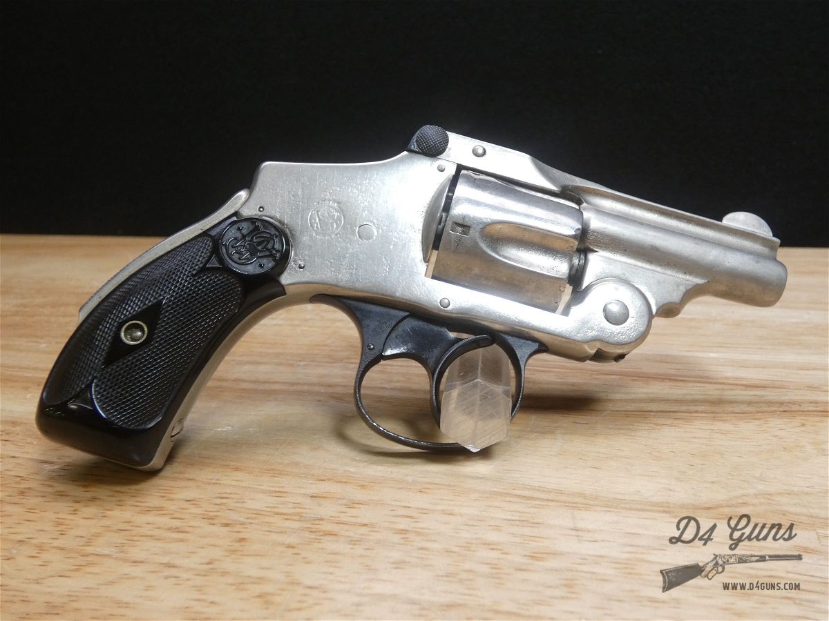 Smith & Wesson Top Break Safety Hammerless - .38 S&W - Nickel - S&W ...