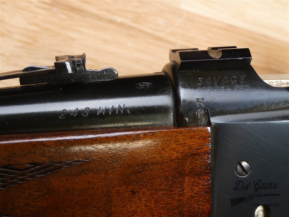 Savage Model 99M - .243 Win - MFG 1965 - 99 - Round Counter! - Lever ...