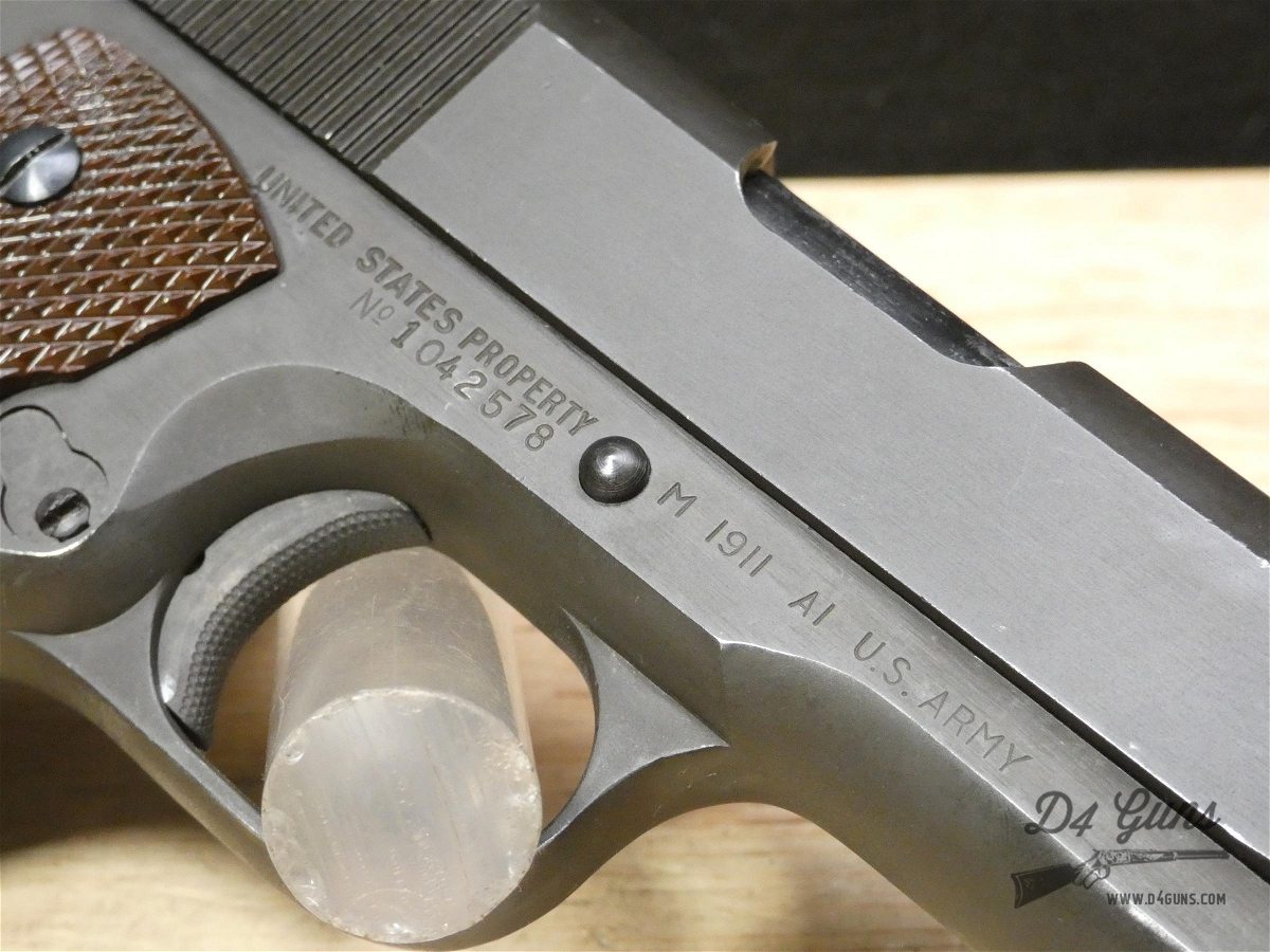 Union Switch & Signal Co. 1911A1 - .45 - 1943 - 1911 A1 US Army - RARE ...