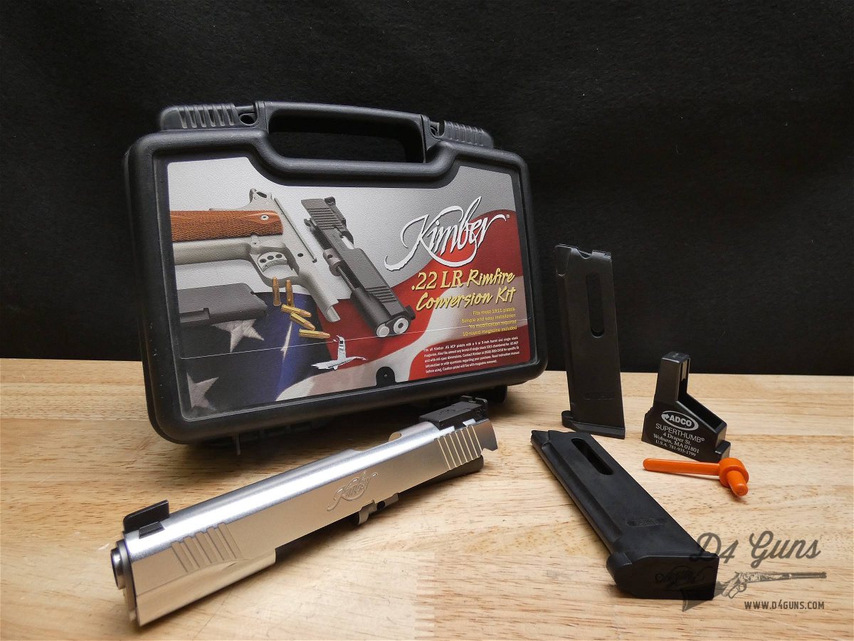 Kimber 22LR Rimfire Conversion Kit - .22 LR - 2 Mags - 1911 - 45 - Semi ...