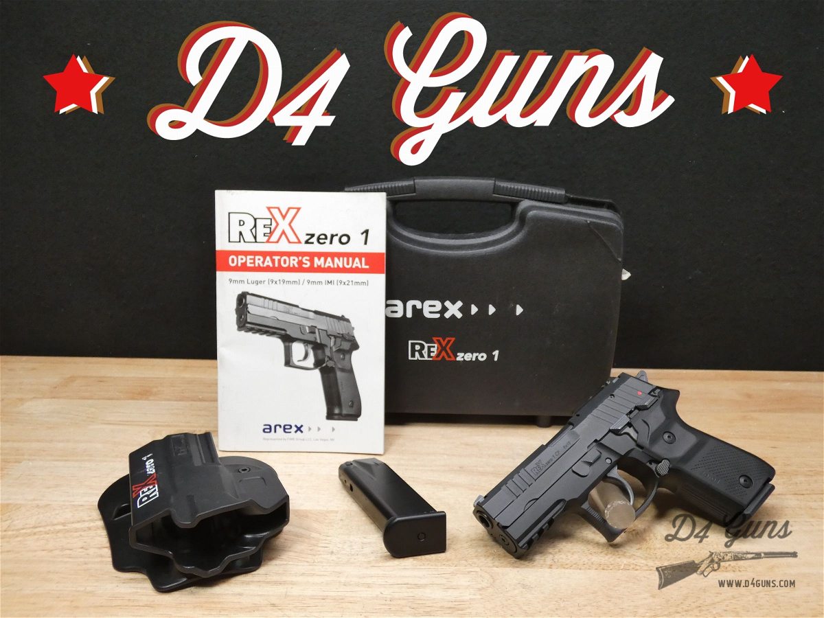 Arex Rex Zero 1 CP - 9mm - ZERO1CP-01 - w/ Many Extras - Look! - Semi ...