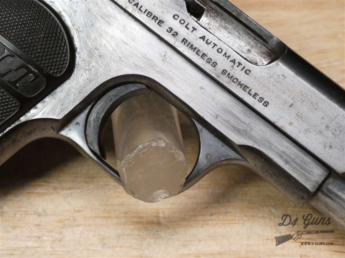 Colt M1903 Pocket Hammerless - .32 ACP - Mfg 1919 - Sleek Pistol - Semi ...