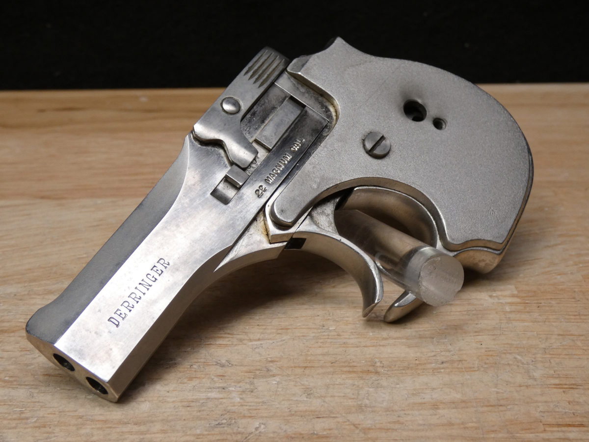 Hi-Standard Derringer Model DM-101 - .22 Mag - Nickel - DM 101 - Other ...
