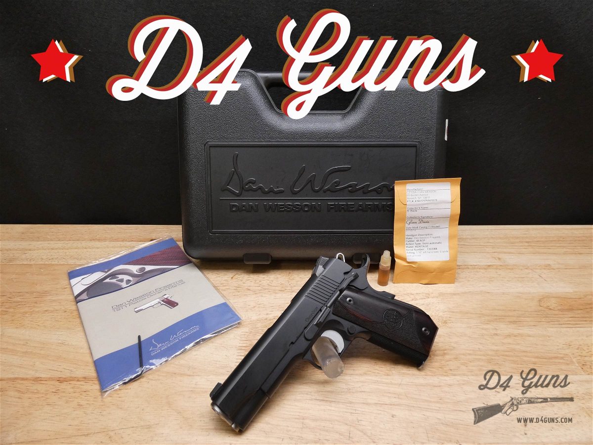 Dan Wesson - 1911 GUARDIAN- 45 ACP - Duty Black finish- Bobtail ...