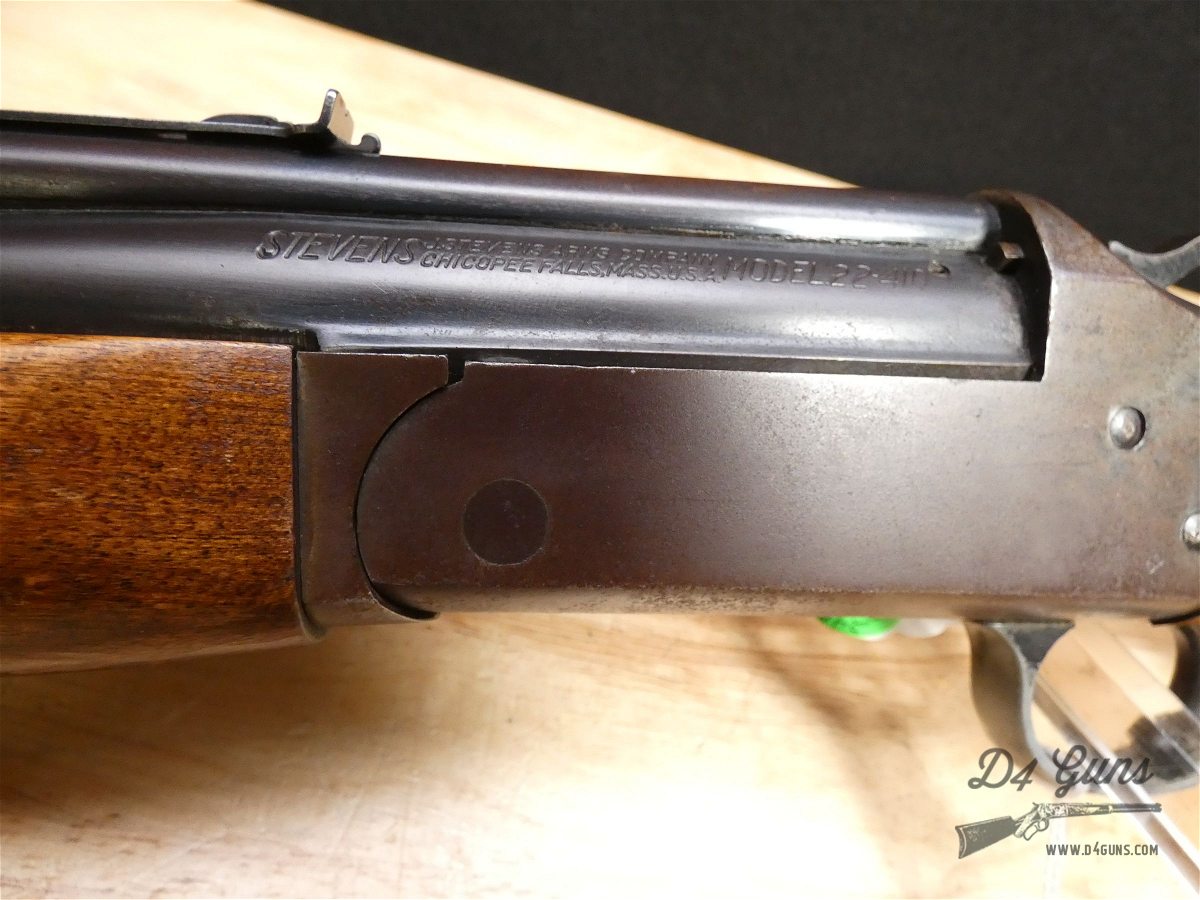 Stevens Model 22-410 - .22 LR & .410 GA - Combination Gun! - Single ...