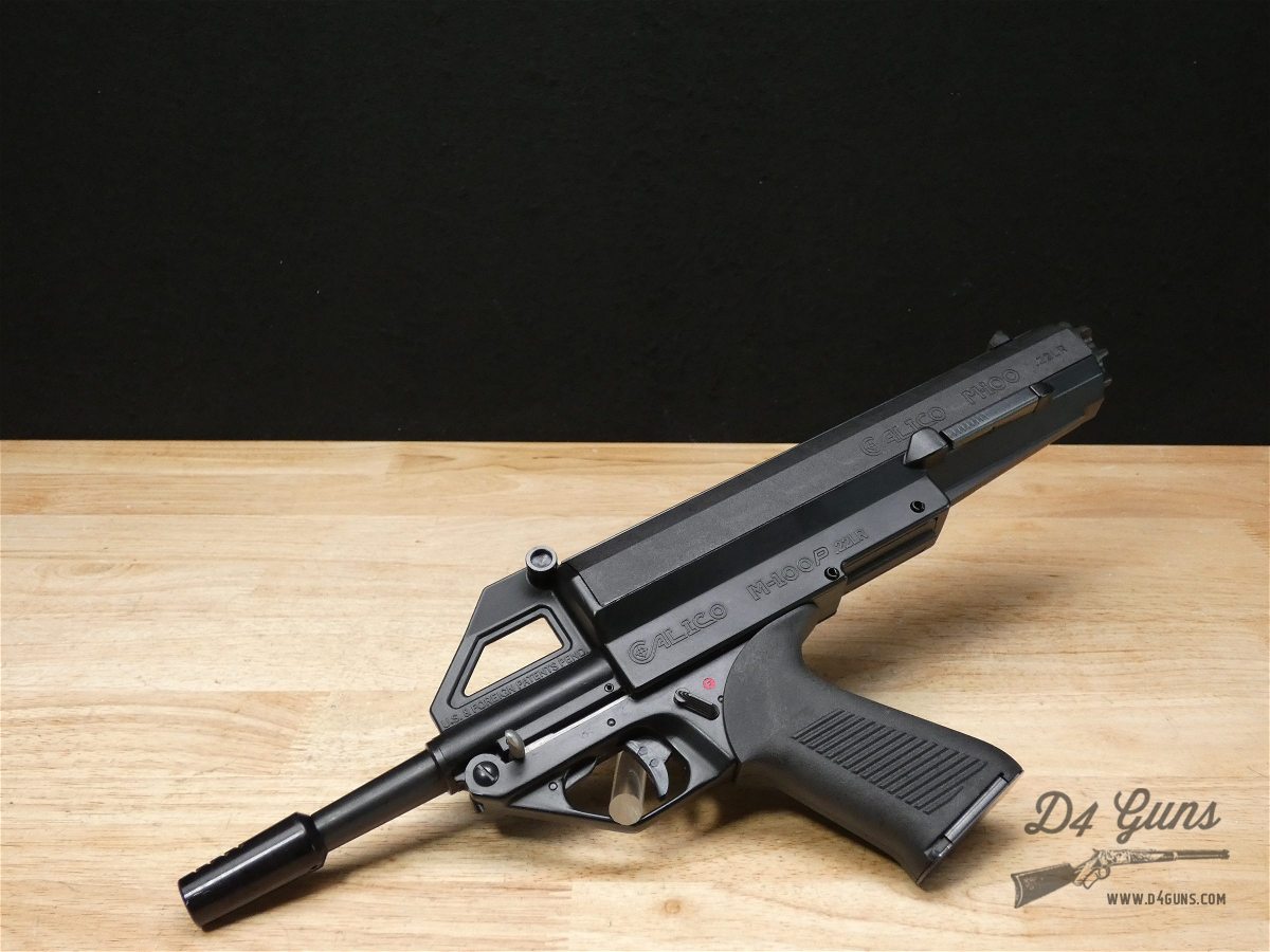 Calico M-100P - .22 LR - M100 - 100 P - w/ 100 Round Drum Mag - XLNT ...