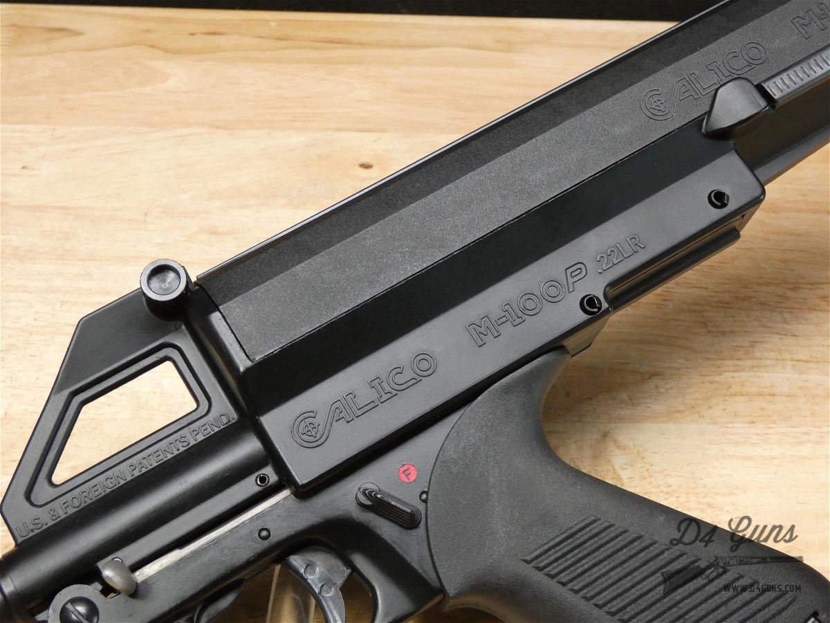 Calico M-100P - .22 LR - M100 - 100 P - w/ 100 Round Drum Mag - XLNT - C - Semi Auto Pistols at ...