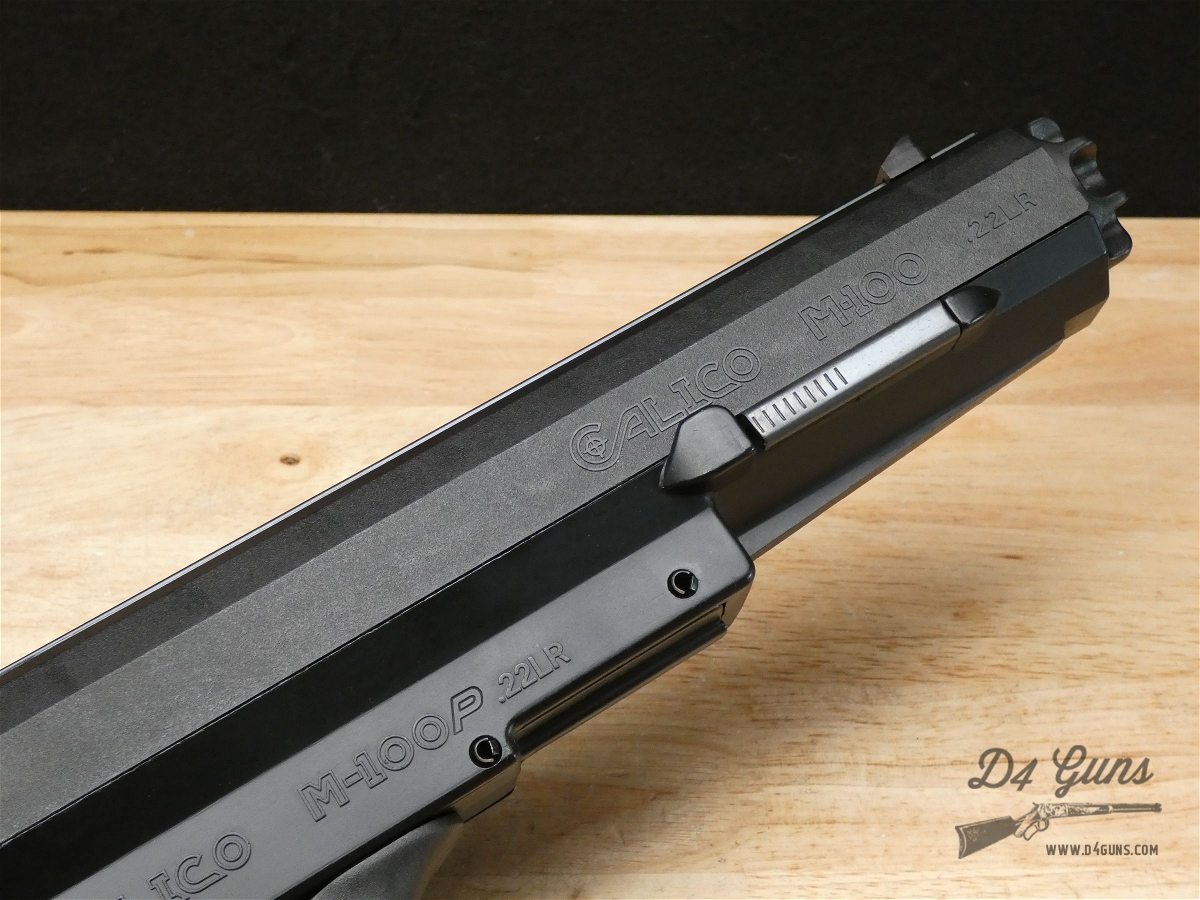 Calico M-100P - .22 LR - M100 - 100 P - w/ 100 Round Drum Mag - XLNT - C - Semi Auto Pistols at ...