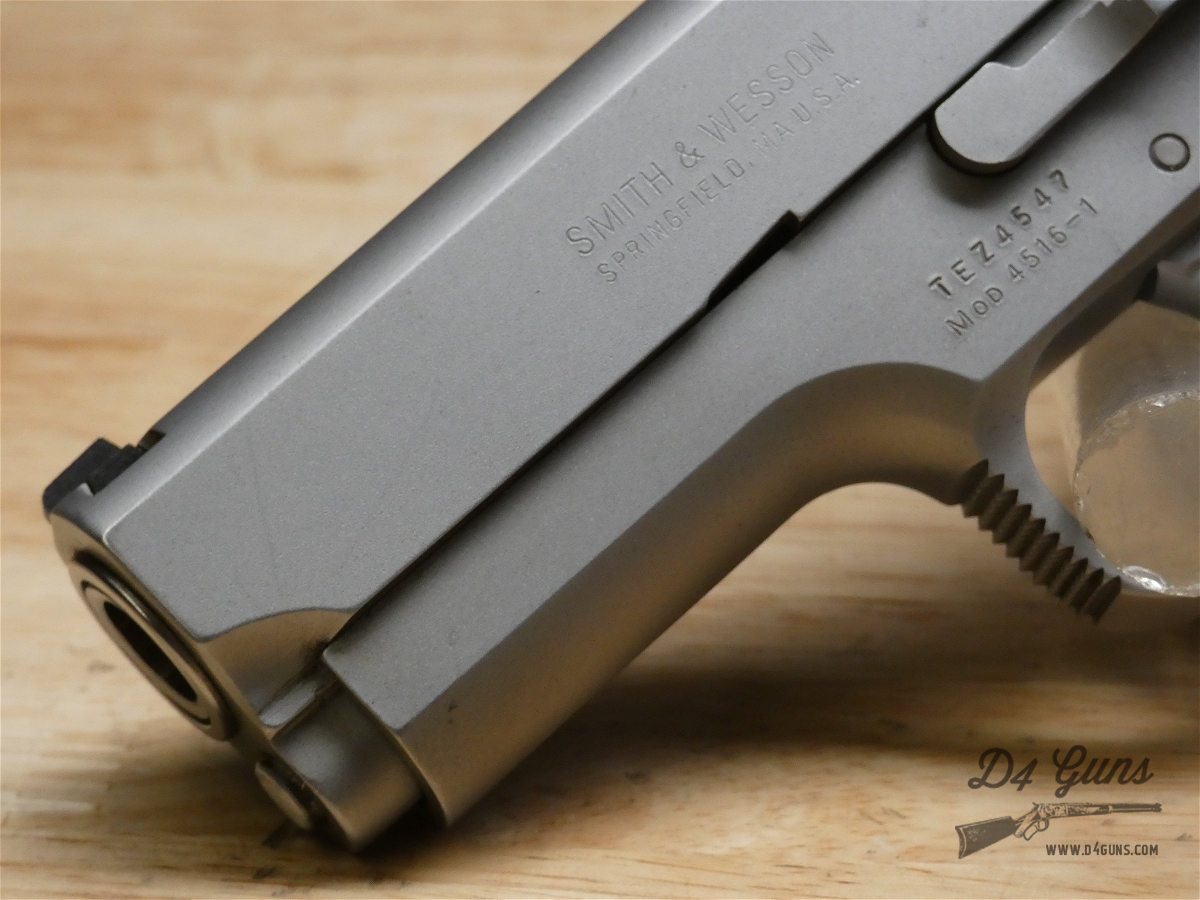 Smith & Wesson 4516-1 - .45 ACP - 2 Mags - S&W 4516 Stainless - Compact ...