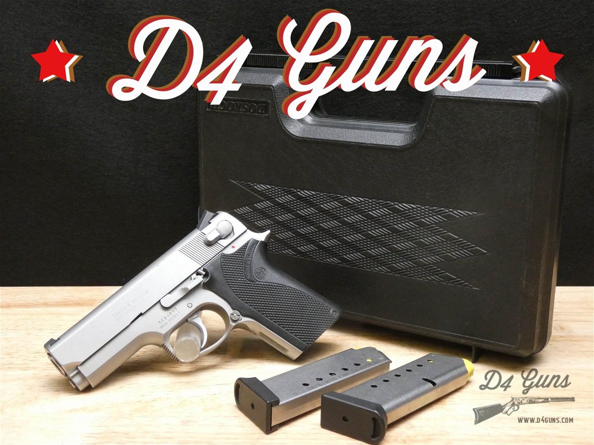 Smith & Wesson 4516-1 - .45 ACP - 2 Mags - S&W 4516 Stainless - Compact ...
