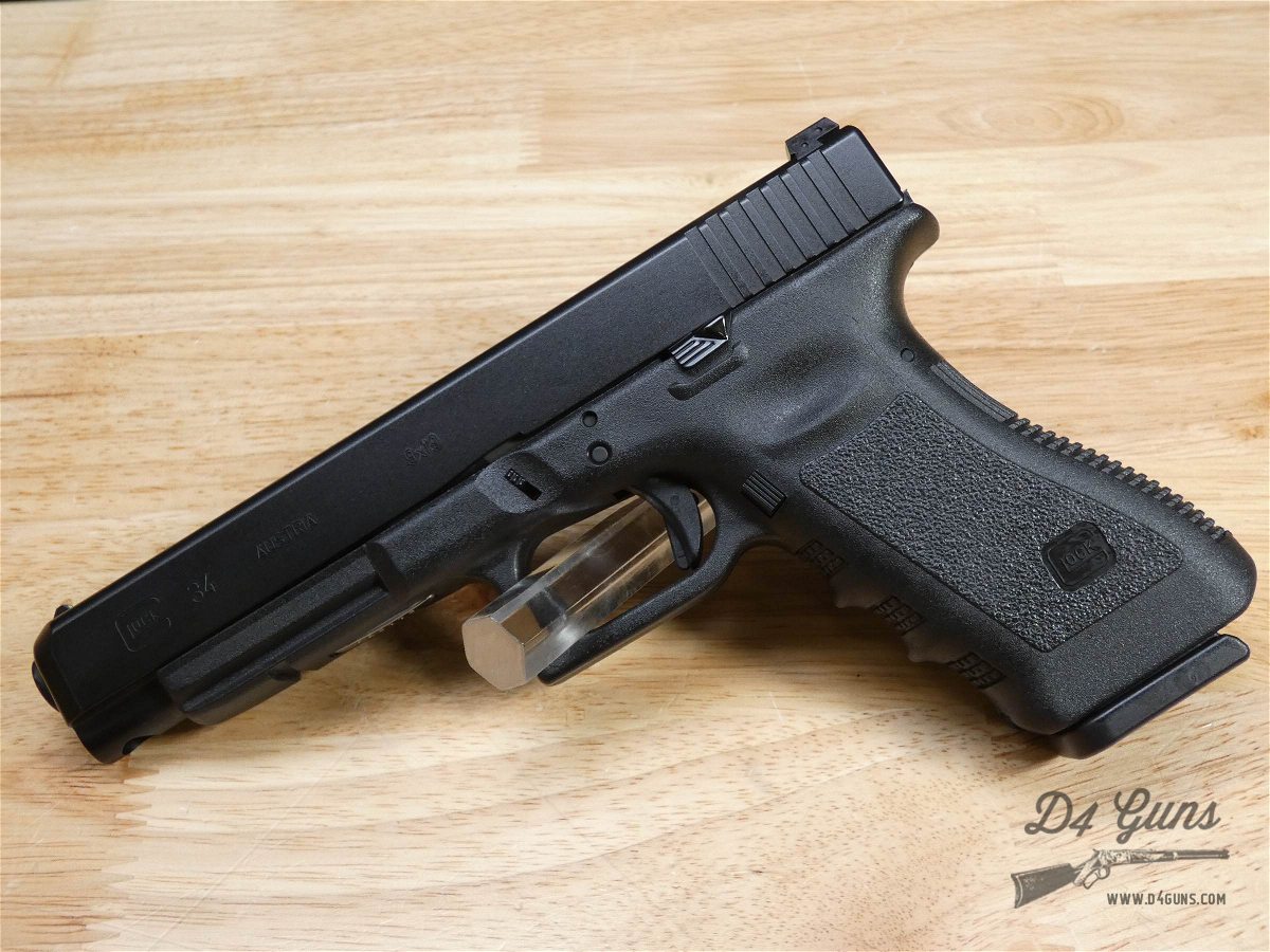 Glock 34 Gen 3 - 9mm - w/ Mag - G34 - Competition - SWAT - Semi Auto ...