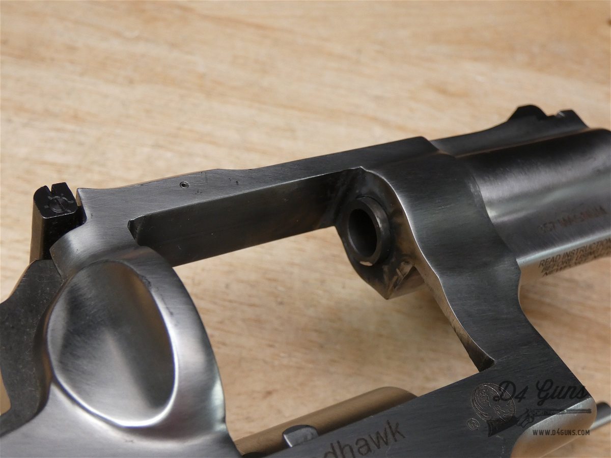 Ruger Redhawk - .357 Mag - MFG 2019 - RARE 8 Shot Unfluted - Stainless ...