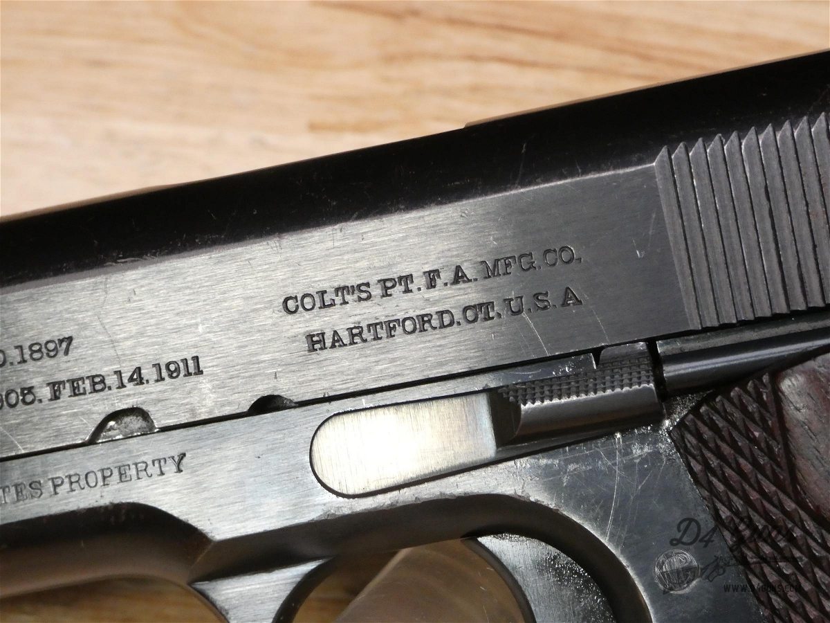 Colt 1911 US Navy - .45 ACP - Mfg 1913 - RARE - M1911 Brooklyn Naval Yard! - Semi Auto Pistols ...