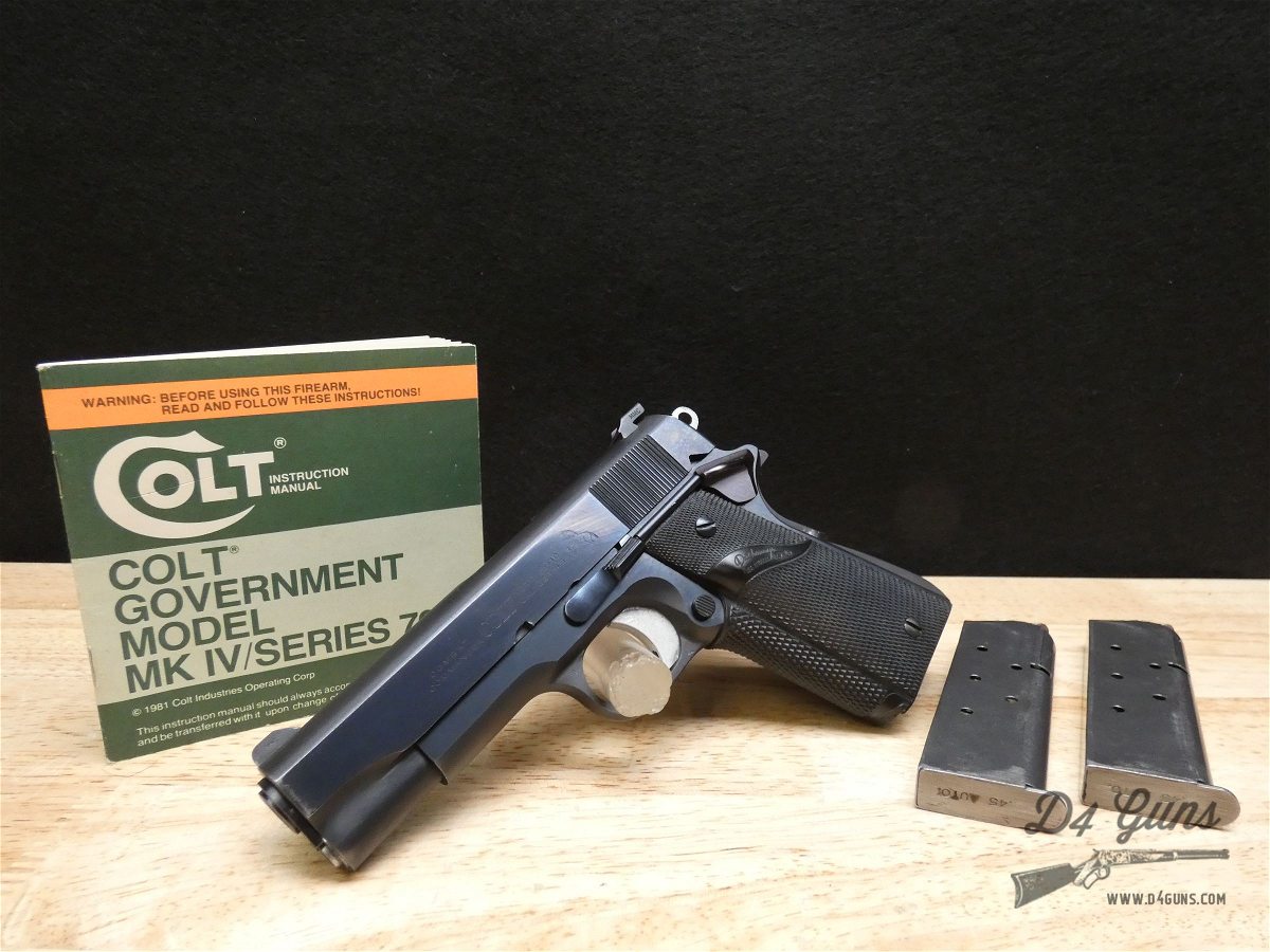 Colt Combat Commander - .45 ACP - 1975 - 1911 - CCW - w/ 2 Mags - Semi ...