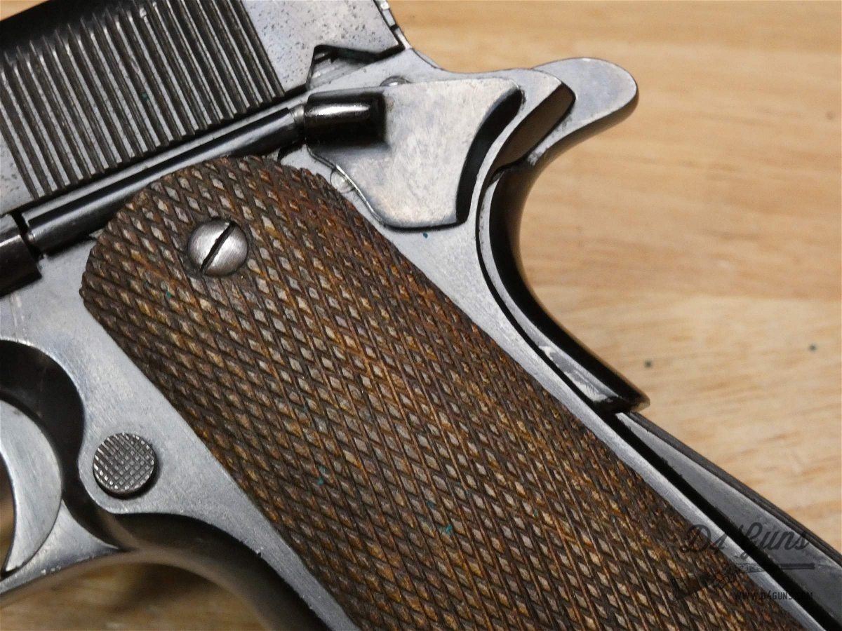 Llama VII Extra - 9mm Largo - Spanish 1911 Long Slide - Leather Holster ...