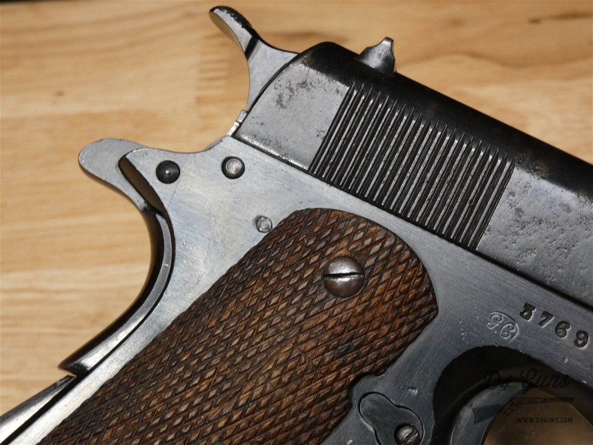 Llama VII Extra - 9mm Largo - Spanish 1911 Long Slide - Leather Holster ...