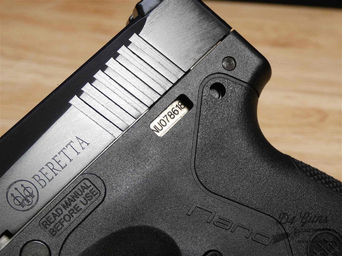 Beretta BU9 Nano - 9mm - w/ 2 Mags - Micro 9 - CCW - MFG 2013 - Semi ...