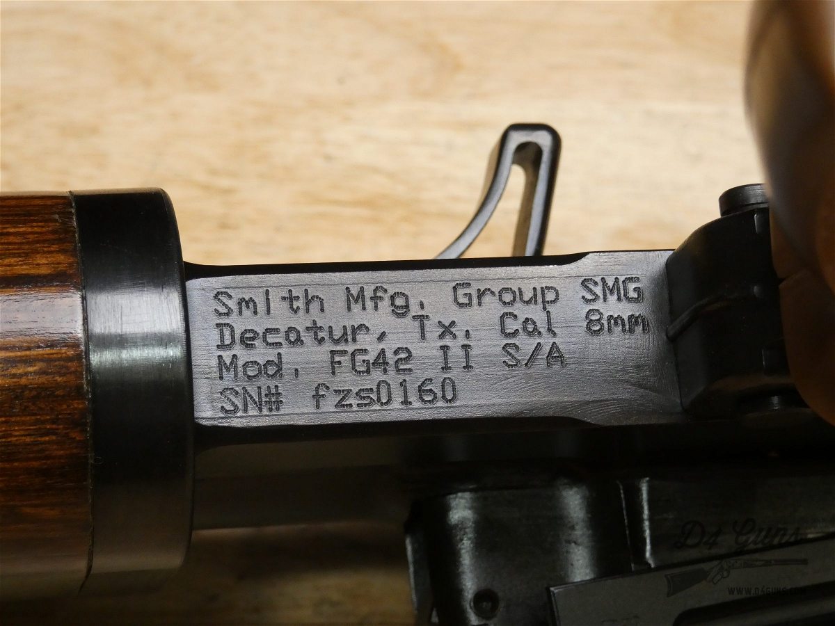 Smith Mfg. Group FG42-2 - 8mm Mauser - FG42 - Fallschirmjager - w/ 2 ...
