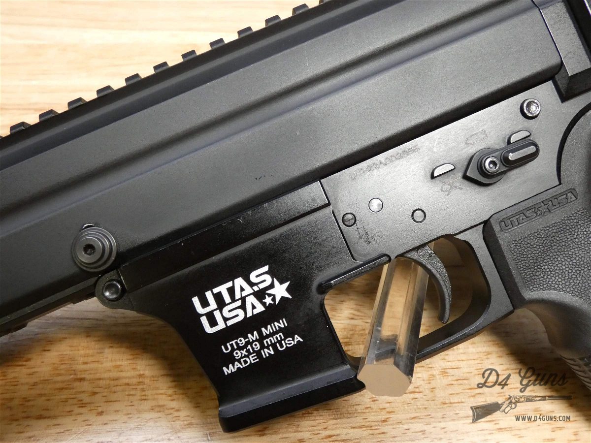 UTAS UTM9 Mini - 9mm - BK6 - UT9-M - PCC - OEM Case - w/ Mag - LOOK ...