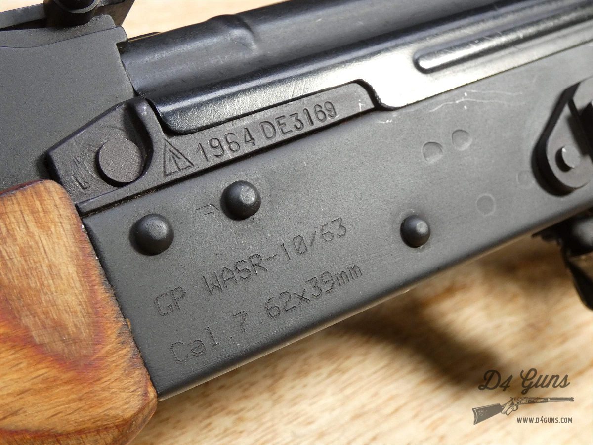 Romarm Cugir GP WASR-10/63 - 7.62x39mm - Century Arms - AK47 - Mfg ...