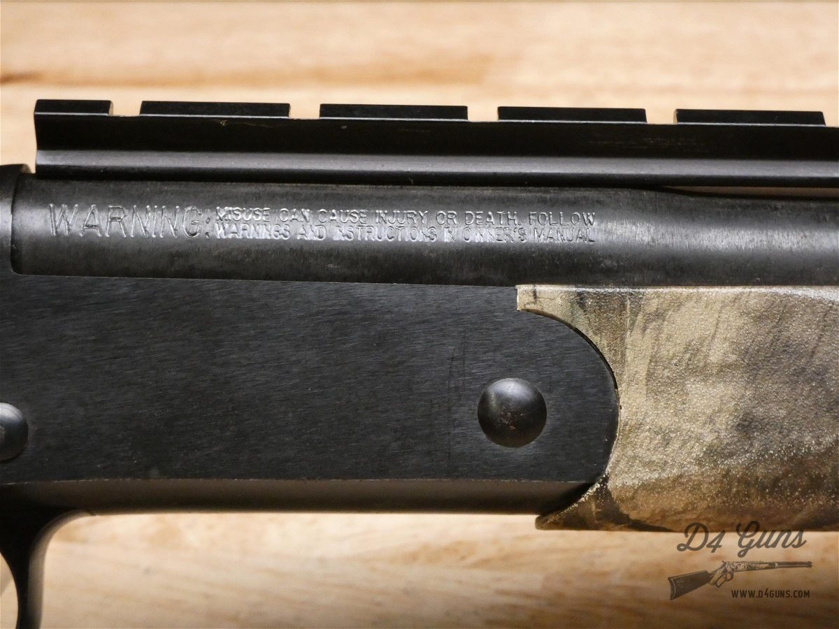 Harrington and Richardson Handi Rifle - .444 Marlin - Synthetic - Camo ...