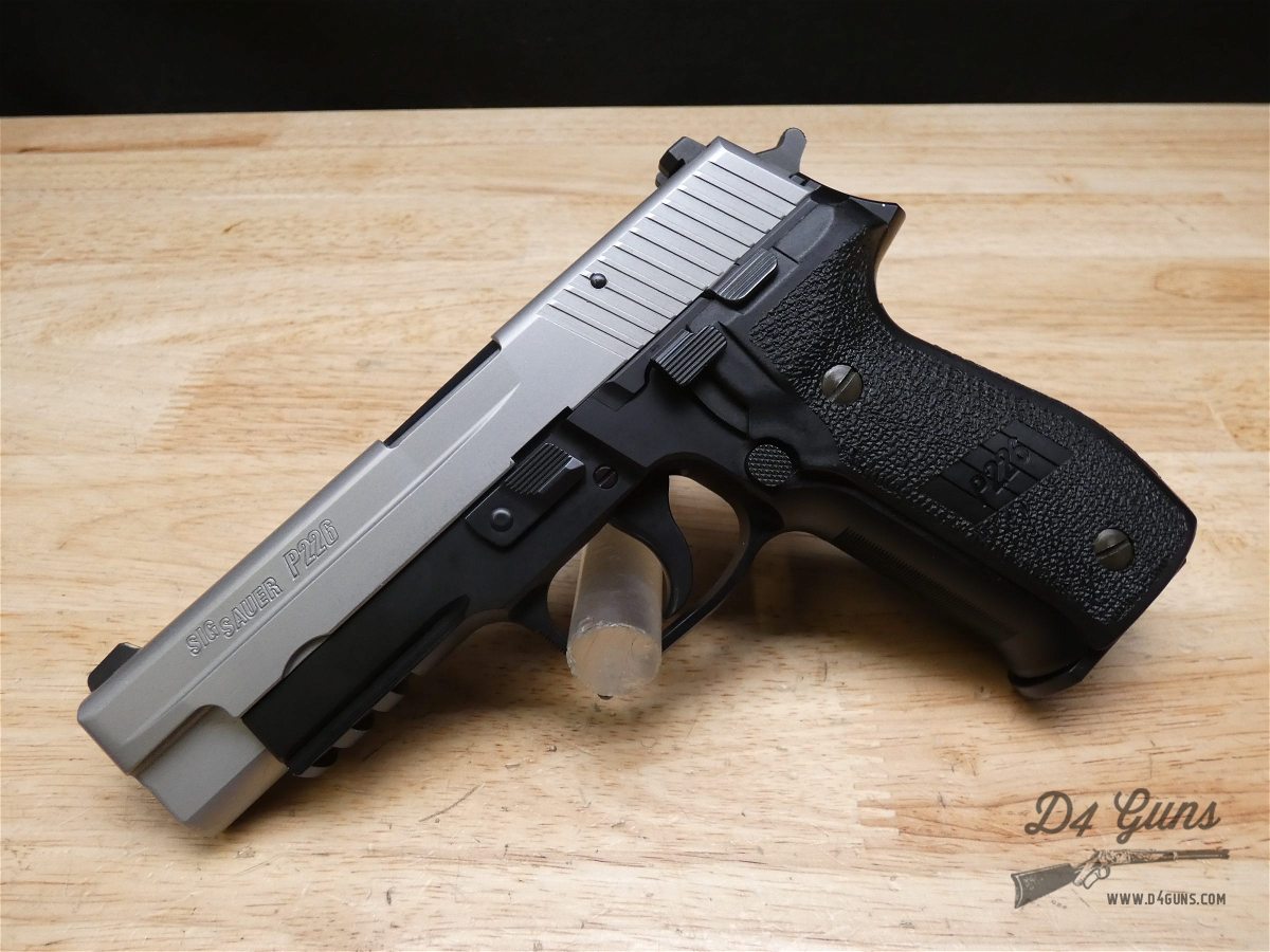 Sig Sauer P226 - 9mm - Navy SEALs - SA/DA - Sig - Two-Tone - w/ 5 Mags ...