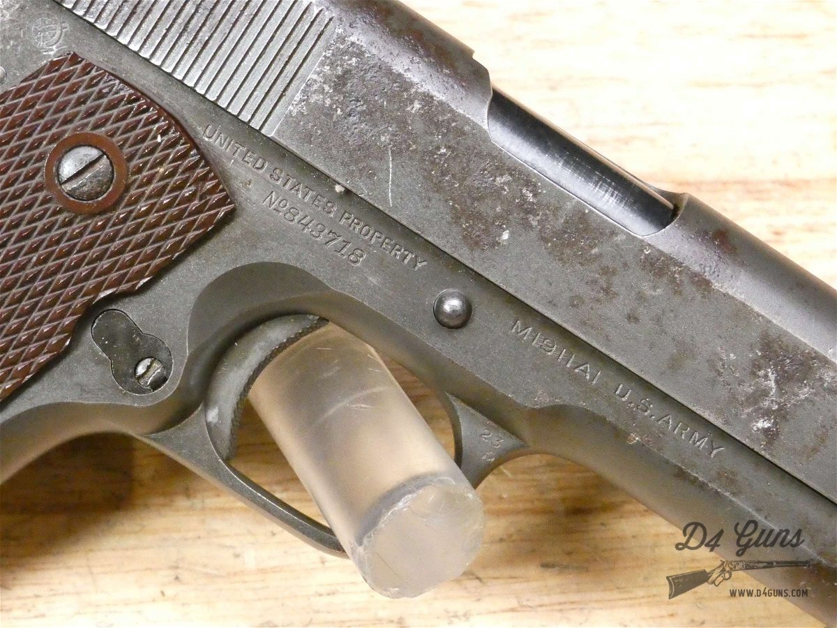 Colt M1911A1 US ARMY - .45 ACP - 1943 - WW2 - WB Stamp - 1911 ...