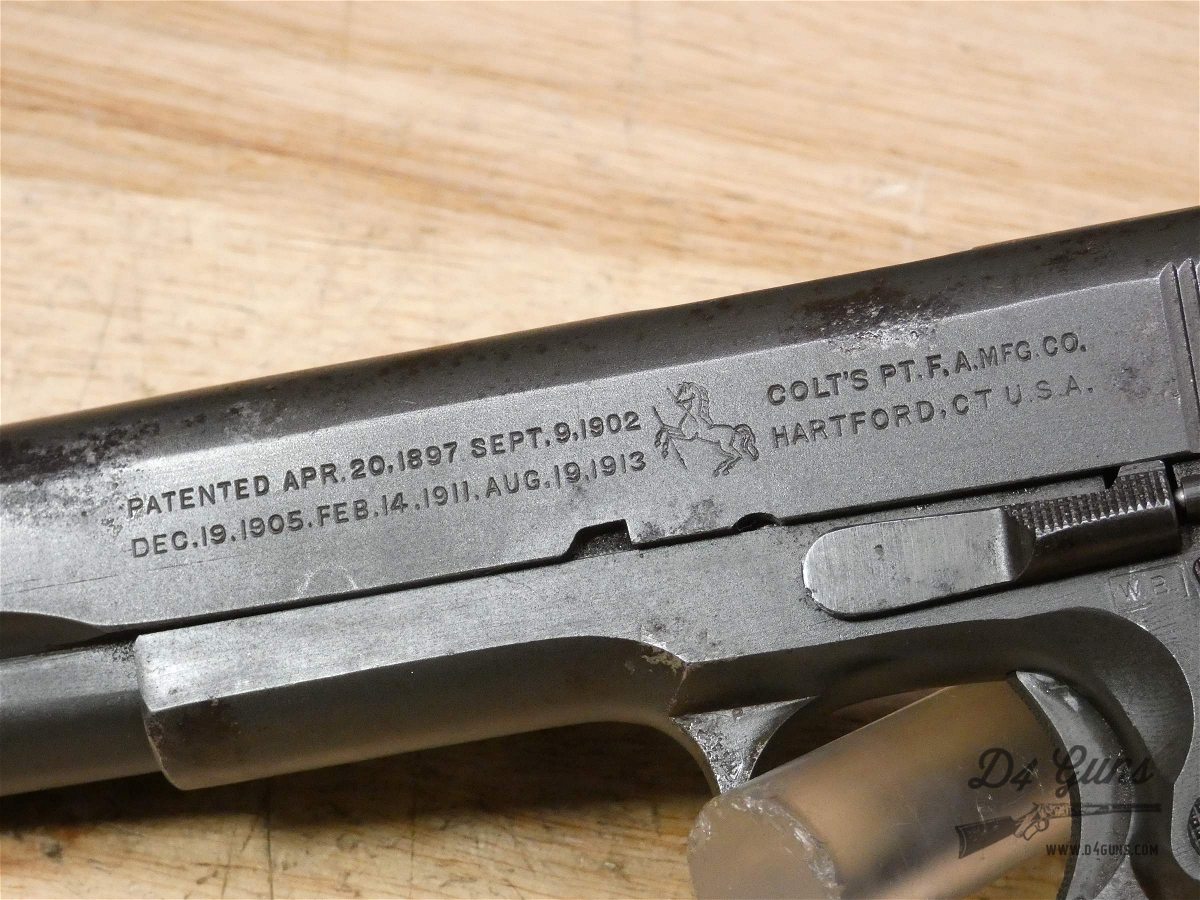 Colt M1911A1 US ARMY - .45 ACP - 1943 - WW2 - WB Stamp - 1911 ...