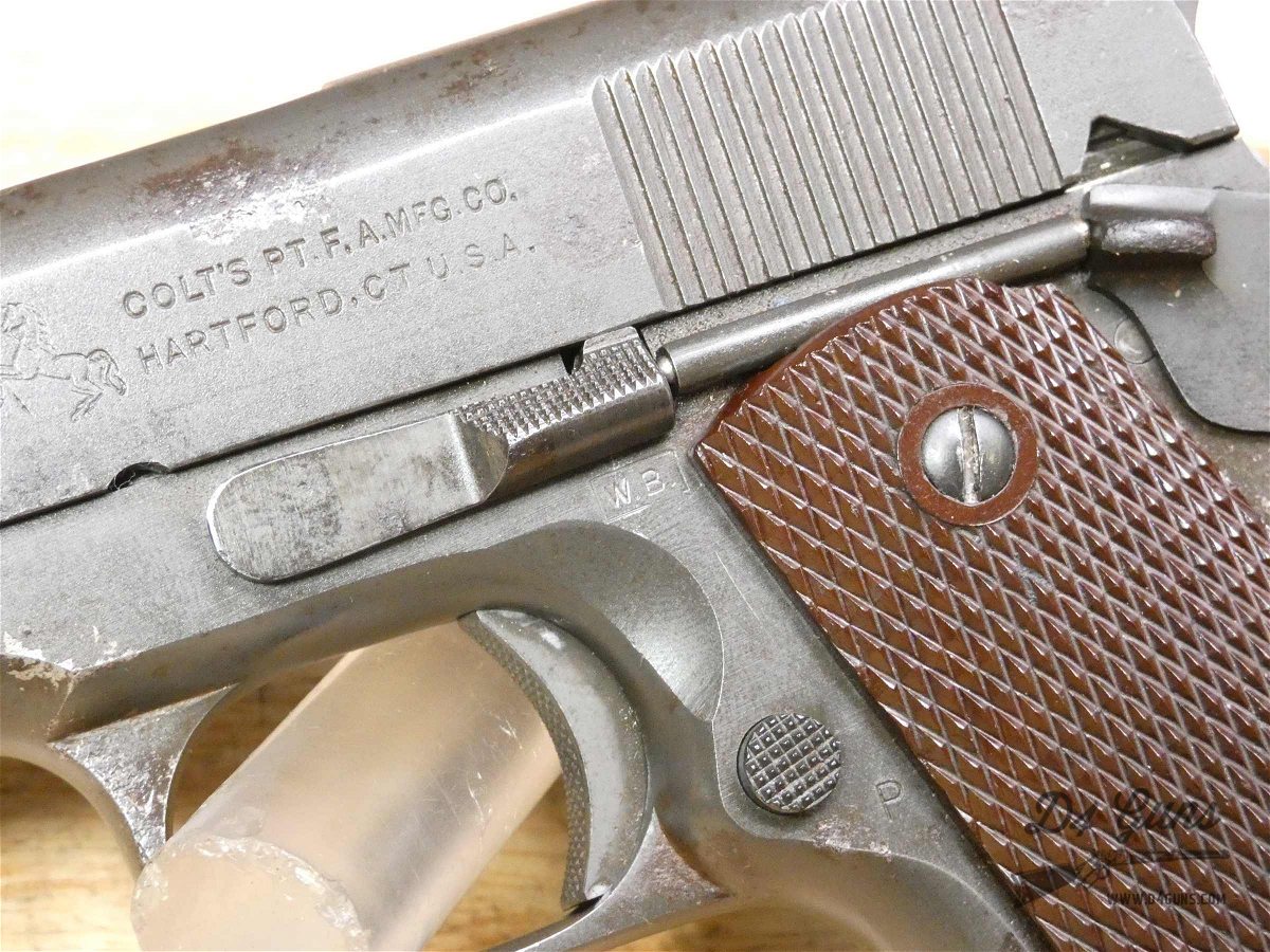 Colt M1911A1 US ARMY - .45 ACP - 1943 - WW2 - WB Stamp - 1911 ...