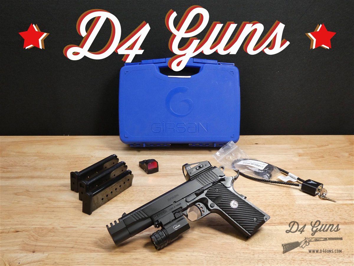 Girsan MC 1911 S T - .45 ACP - Red Dot - Compensator - +OG Case & 3 ...