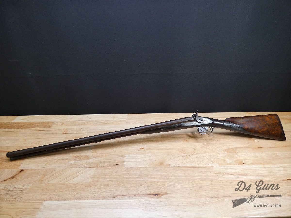 Black Powder Shotgun SXS - 12GA - Engraved - Hammers - Black Powder ...