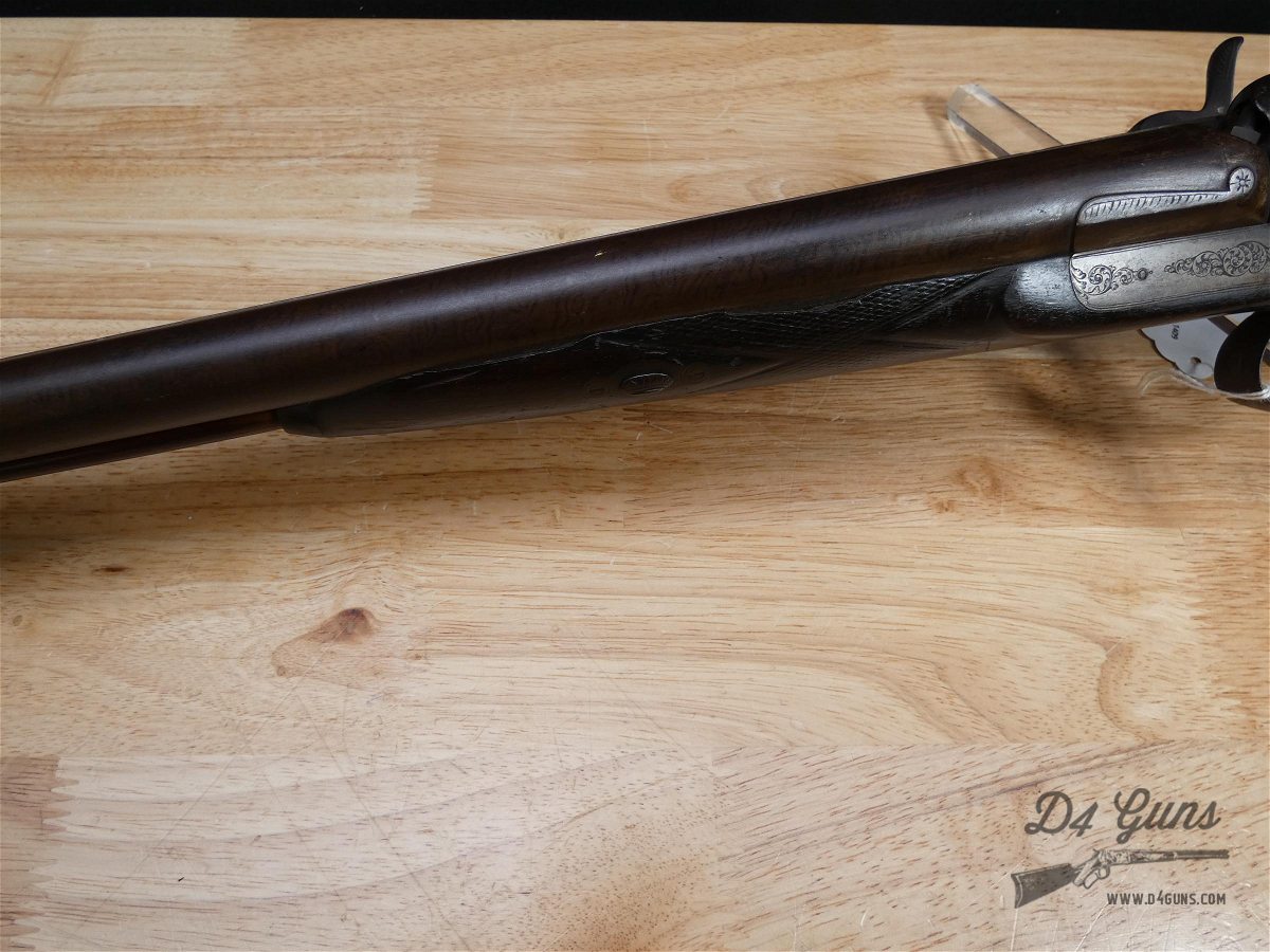 Black Powder Shotgun SXS - 12GA - Engraved - Hammers - Black Powder ...